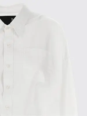 R13 Cropped Shirt With Classic Collar