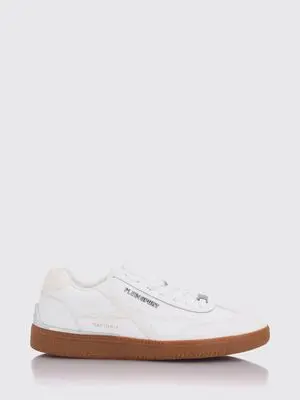 PLEIN SPORT Raptor-x Leather Sneakers - White