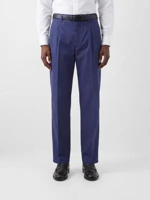 Aspesi Cotton Chino Trousers - Blue