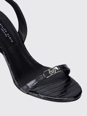 Philipp Plein Heeled Slingback Sandals