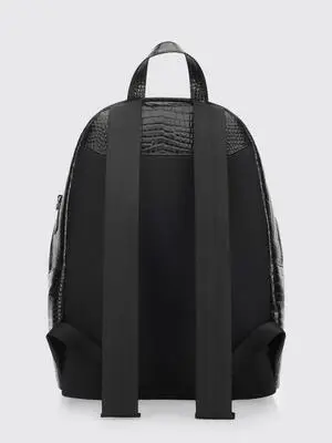 Philipp Plein Crocodile Effect Backpack - Black