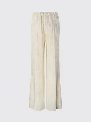 FORTE_FORTE Wide Leg Sequined Pants - White
