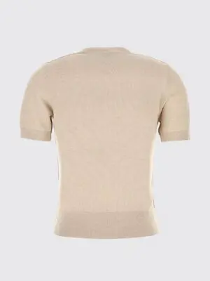 Burberry Short Sleeve Sweater With Equestrian Knight Detail