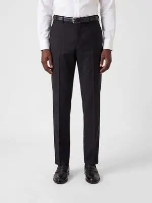 Tagliatore Tailored Trousers In Silk Blend - Black