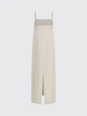 Brunello Cucinelli Spaghetti Strap Maxi Dress