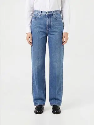 Bottega Veneta High-waisted Straight-leg Five-pocket Jeans
