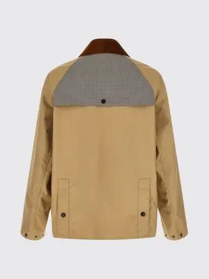 Junya Watanabe Barbour X Nylon Shirt Jacket With Velvet Collar