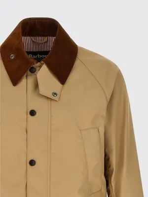 Junya Watanabe Barbour X Nylon Shirt Jacket With Velvet Collar