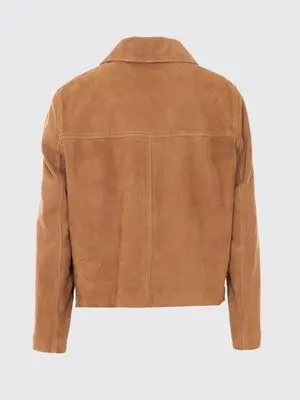 ARMA Single-breasted Suede Leather Jacket