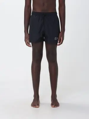 EA7 Drawstring Swim Shorts - Black