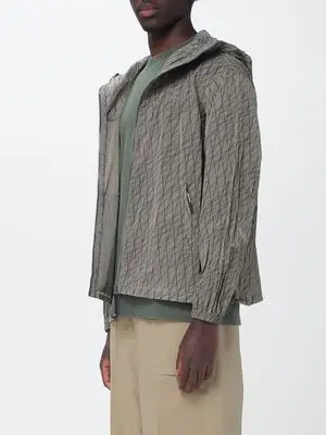 MURPHY&NYE Ripstop Nylon Windbreaker Jacket With Abstract Print And Hood