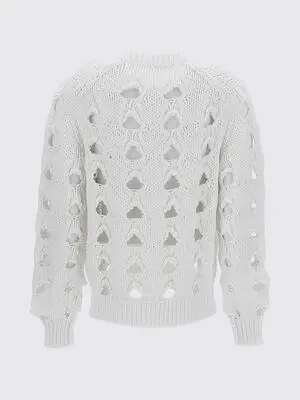 Comme Des Garçons Openwork Crewneck Cardigan