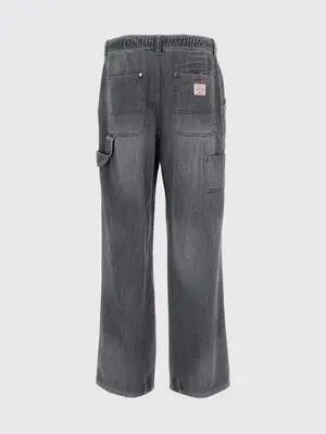 WOOYOUNGMI Wide-leg Cotton Denim Jeans With Elasticated Waist