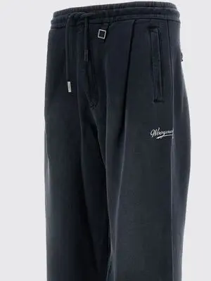 WOOYOUNGMI Relaxed Fit Cotton Jogging Trousers