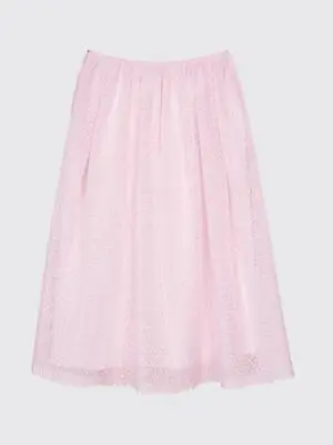 Cecilie Bahnsen A-line Midi Skirt With Floral Motif
