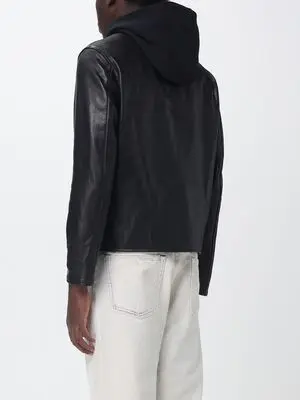 DONDUP Lambskin Leather Jacket With Removable Hood