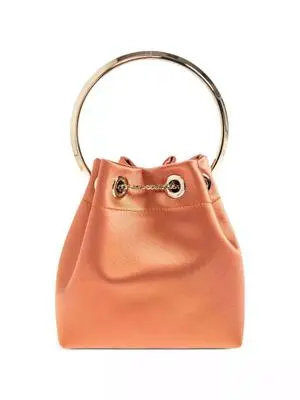 JIMMY CHOO Bon Bon Satin Bag With Metal Handle