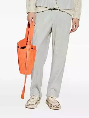 Issey Miyake Pleated Shoulder Bag - Orange