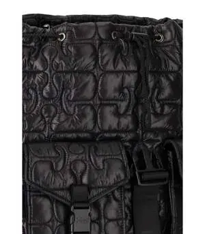 GANNI Re-tech Backpack With Padded Logo Print