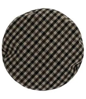 GANNI Check Pattern Beret