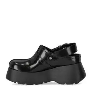 GANNI Platform Clogs With Buckle Detail