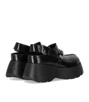 GANNI Platform Clogs With Buckle Detail