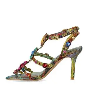 Kurt Geiger Embellished Gladiator Heeled Sandals