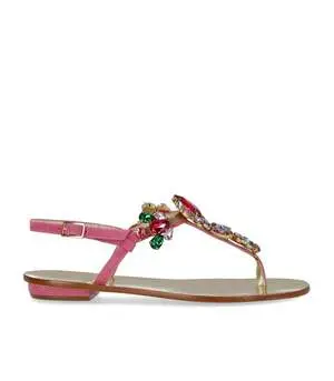 Women's Embellished Suede Sandals