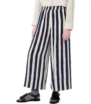 Max Mara Nirvana Silk Striped Trousers