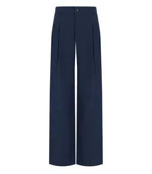 Max Mara Benda Wide Leg Trousers - Blue