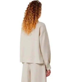 Max Mara Ecru Linen Shirt Jacket