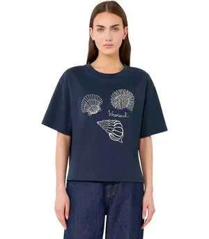 Max Mara Embroidered Cotton T-shirt