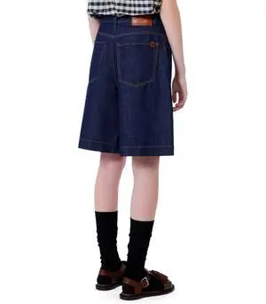 Max Mara Ozono Denim Bermuda Shorts