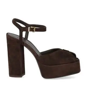 SERGIO LEVANTESI Vera Suede Heeled Sandal