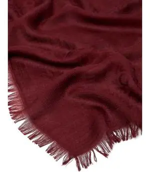 Max Mara Ballo Burgundy Scarf