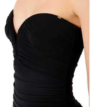 Elisabetta Franchi Crepe Jersey Sweetheart Neckline Bustier Mini Dress