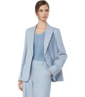 Max Mara Nalut Single-breasted Linen Blazer