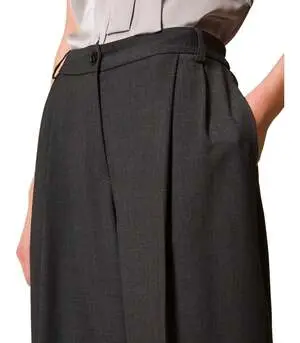 TWINSET Wide Leg Trousers - Grey