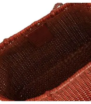 Dragon Diffusion Small Weave Basket Bag - Orange