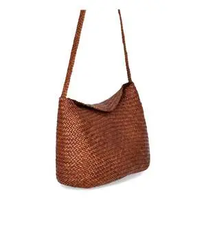 Dragon Diffusion Santa Marta Woven Crossbody Bag - Tan