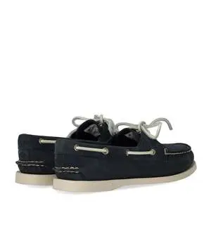Sperry Navy Leather Loafer