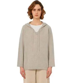 Max Mara Ghianda Wool Hooded Sweater