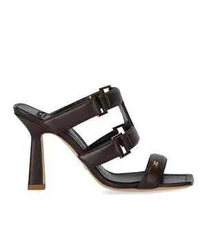 Elisabetta Franchi Heeled Mule With Logo Detail