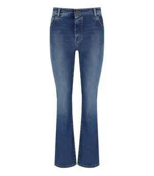 Max Mara Rapallo Flare Jeans In Stretch Cotton