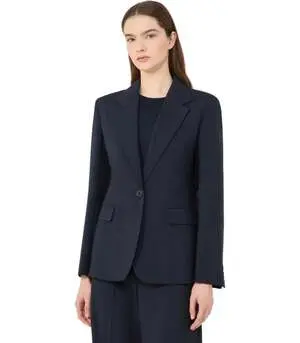 Max Mara Single-breasted Blazer - Blue