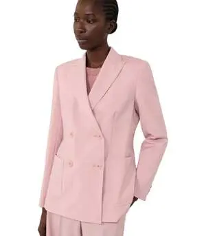 Max Mara Zinnia Pure Wool Double Breasted Jacket