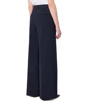 Max Mara Asta Wide Leg Trousers - Blue