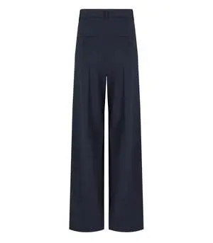 Max Mara Asta Wide Leg Trousers - Blue