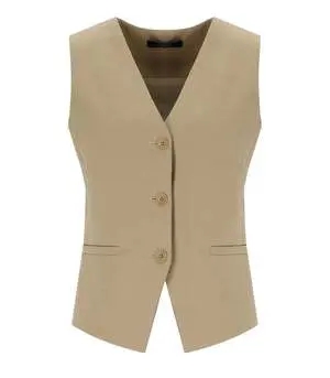 Women's Beige Vests