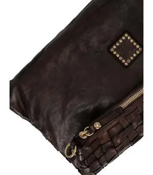 CAMPOMAGGI Carla L Dark Shoulder Bag - Brown